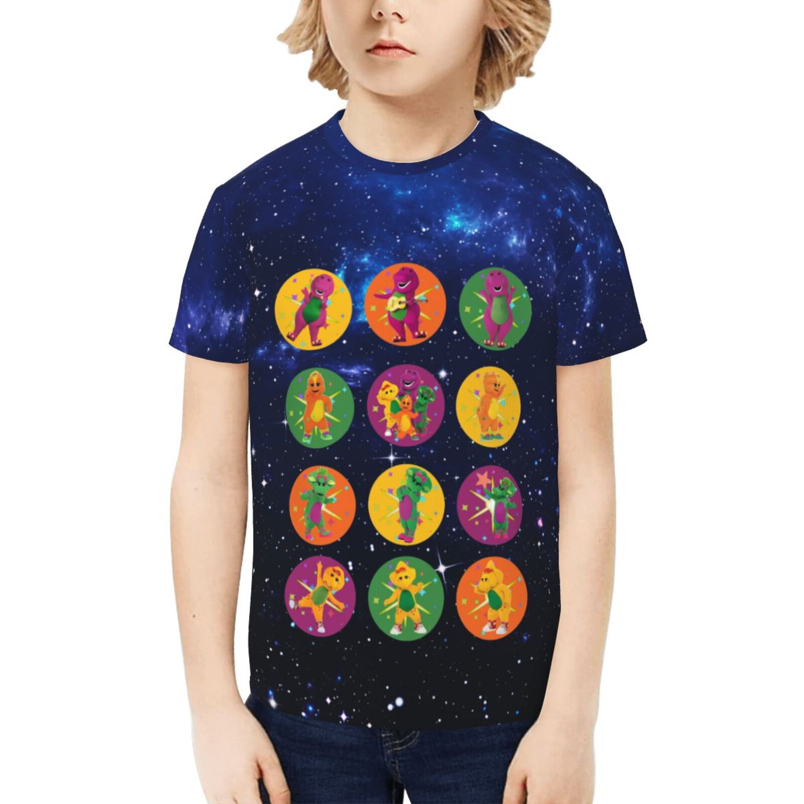Barney And Friends Kids T-Shirt 3d Printed Graphic T-Shirts Boys And ...
