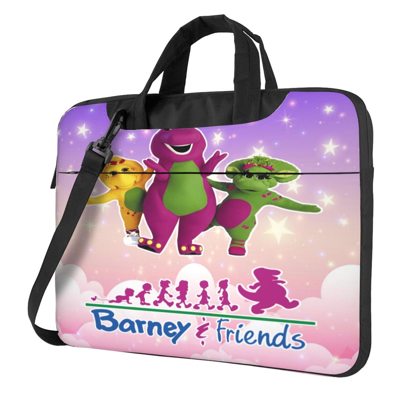 Barney And Friends Laptop Shoulder bag Protective Laptop Polyester ...