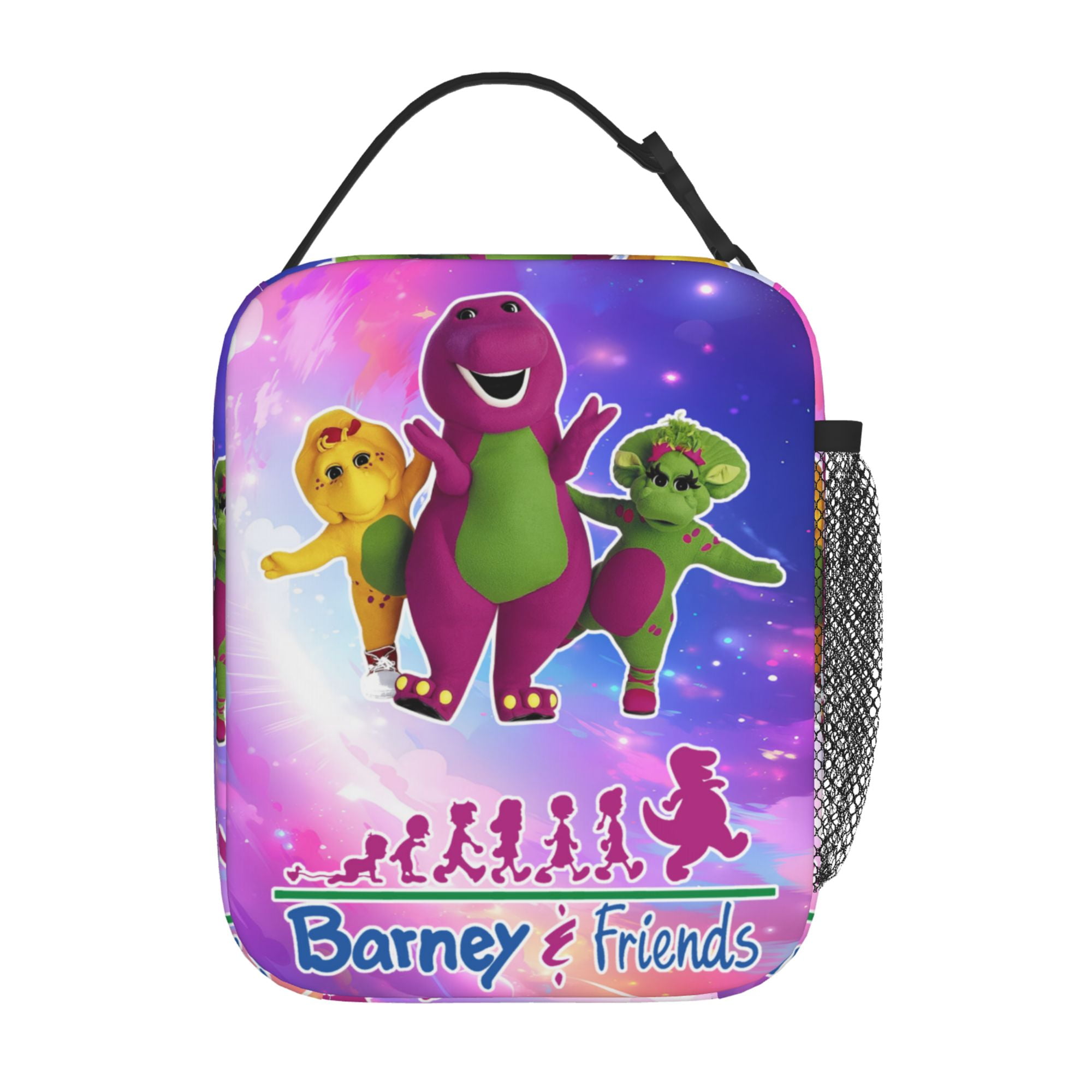 Barney And Friends Lunch Bag Cute Kawaii Insulated Lunch Box With ...