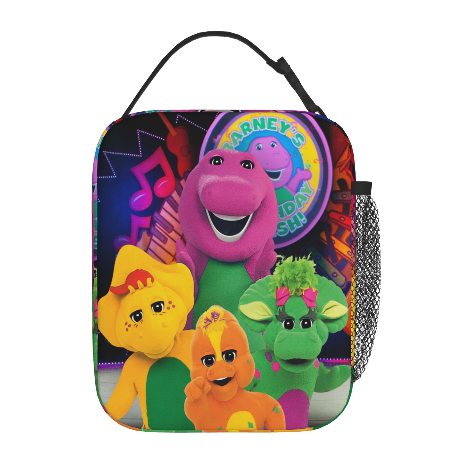 Barney And Friends Lunch Bag Cute Kawaii Insulated Lunch Box With ...