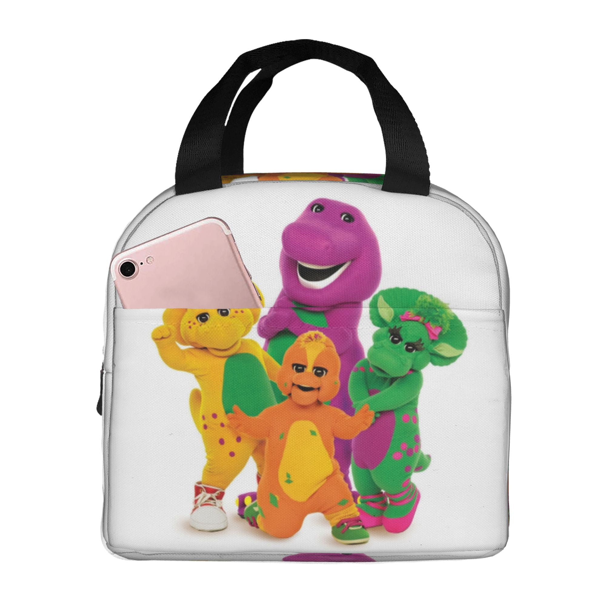 Barney And Friends Lunch Bag Tote Bag Insulated Lunch Box Picnic Beach ...