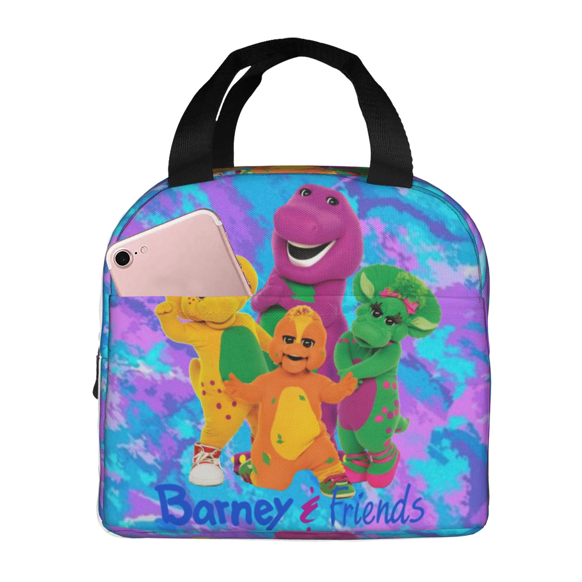 Barney And Friends Lunch Bag Tote Bag Insulated Lunch Box Picnic Beach ...