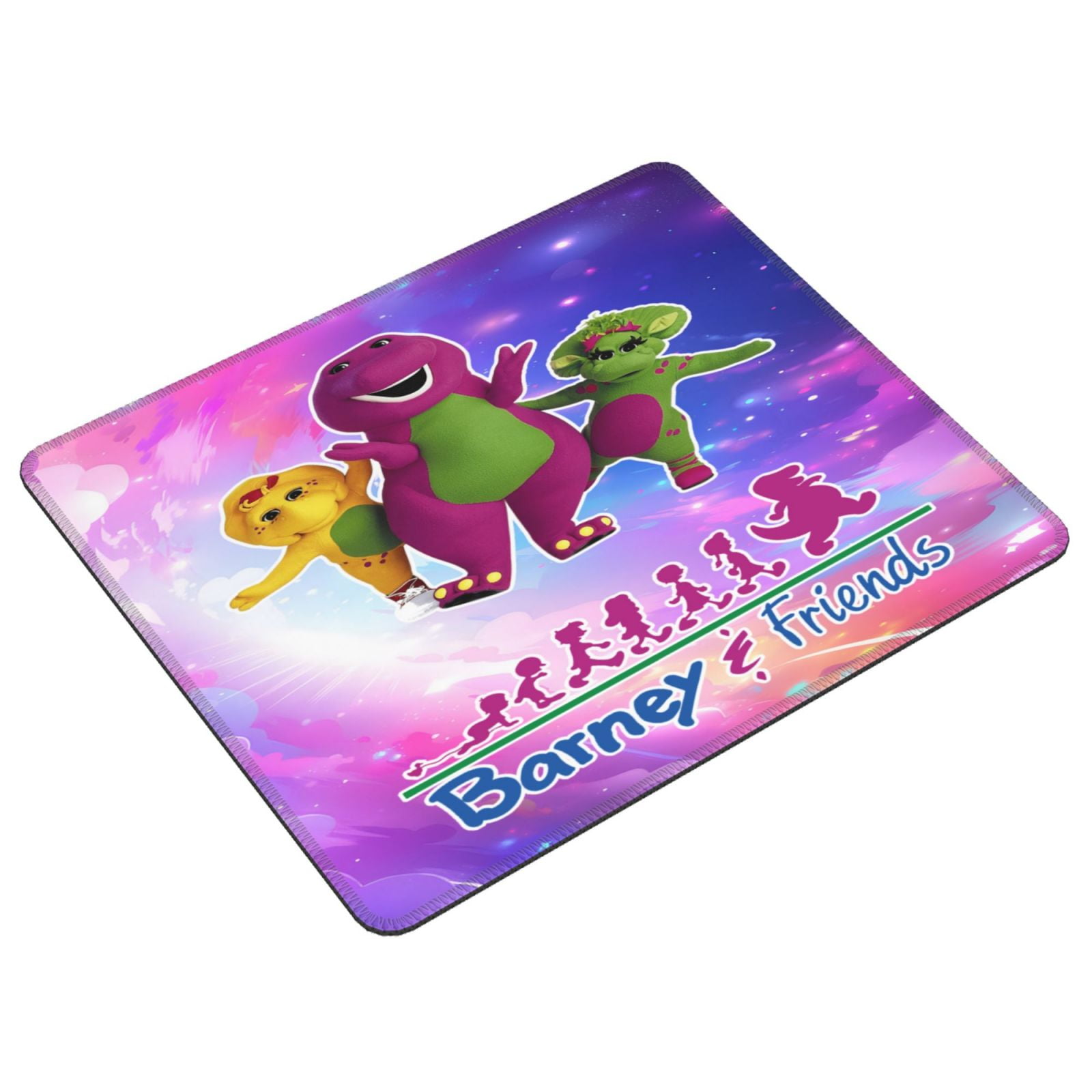 Barney And Friends Mouse Pad Cartoon Mouse Pad Rectangle Mouse Pads for ...