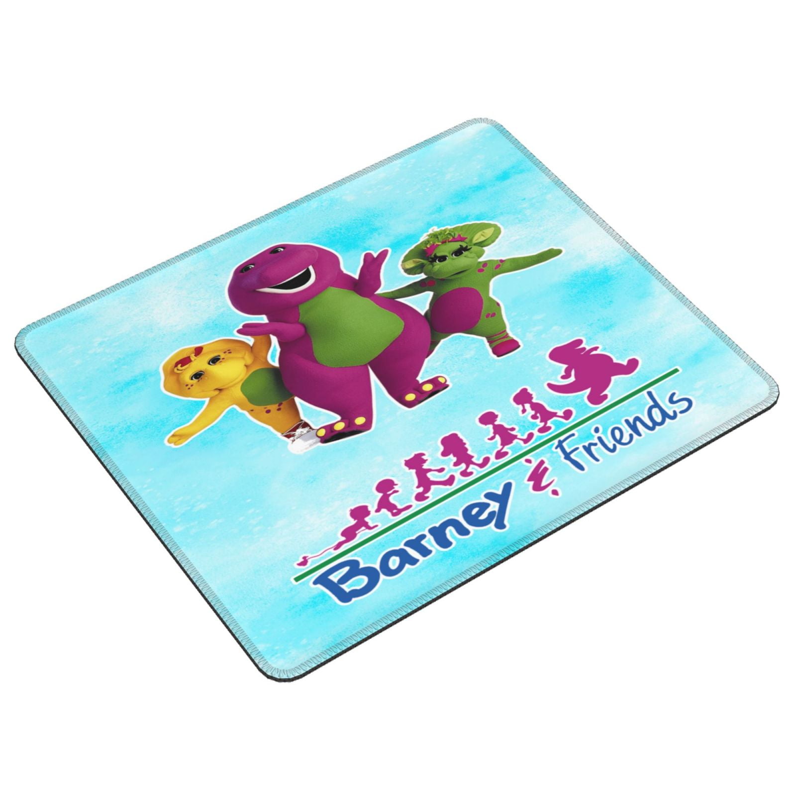 Barney And Friends Mouse Pad Cartoon Mouse Pad Rectangle Mouse Pads for ...