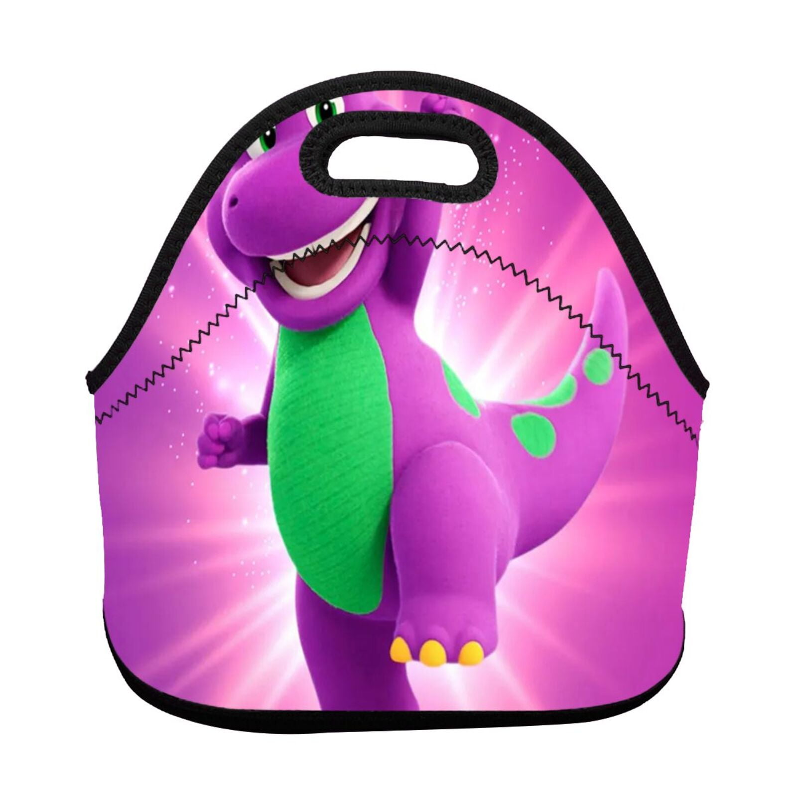 Barney And Friend Neoprene Lunch Bag Insulated Waterproof Lunch Bag ...