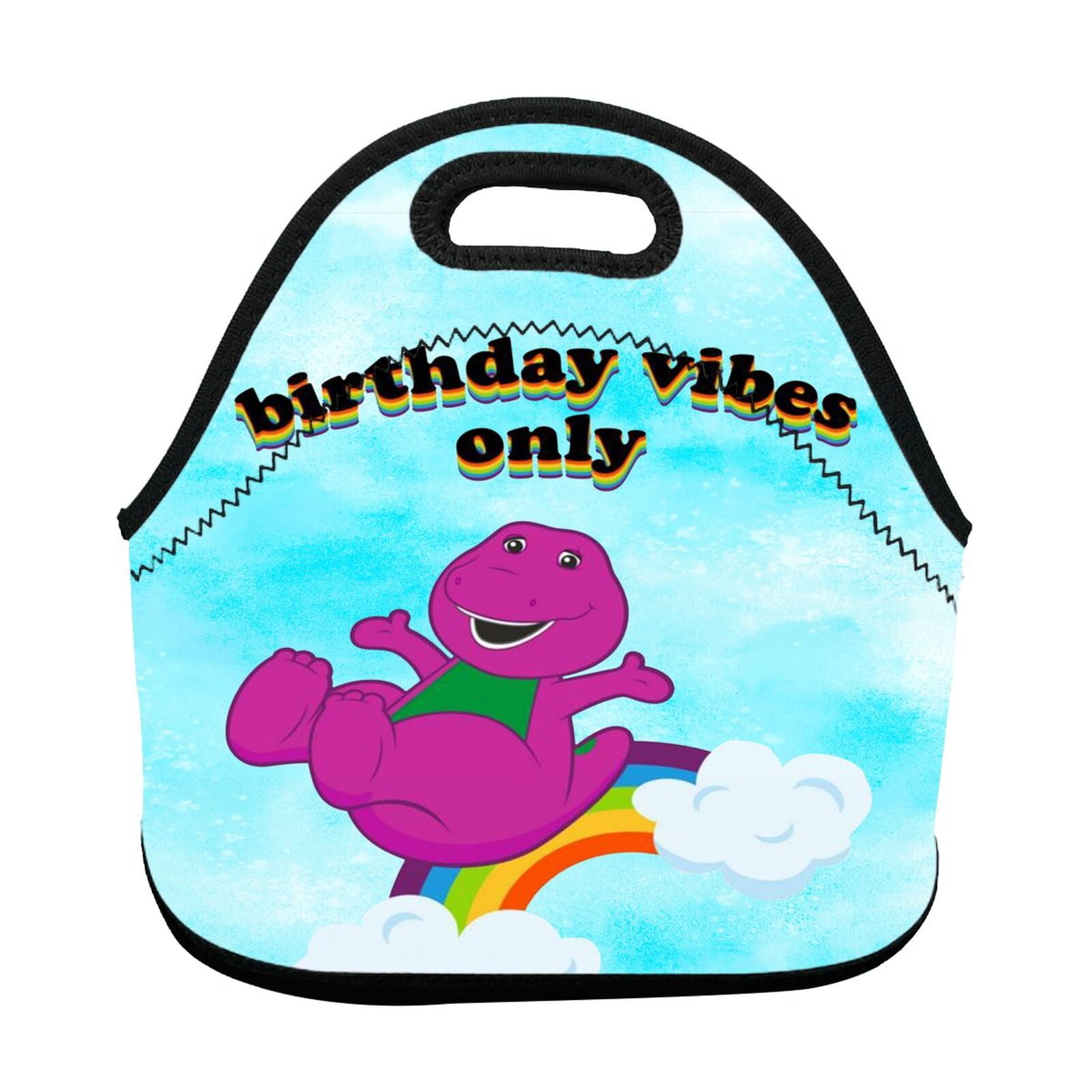 Barney And Friend Neoprene Lunch Bag Insulated Waterproof Lunch Bag ...