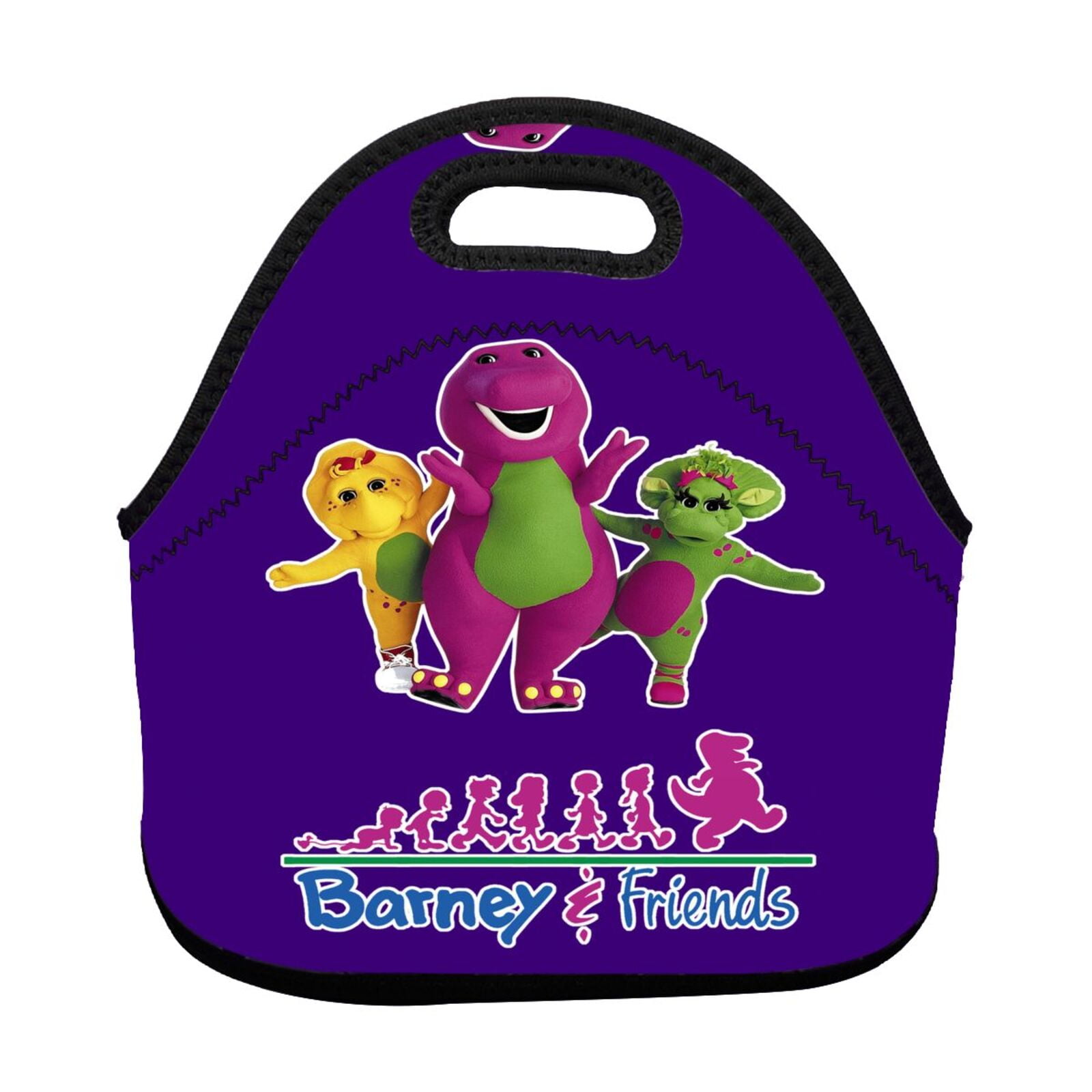 Barney And Friend Neoprene Lunch Bag Insulated Waterproof Lunch Bag ...