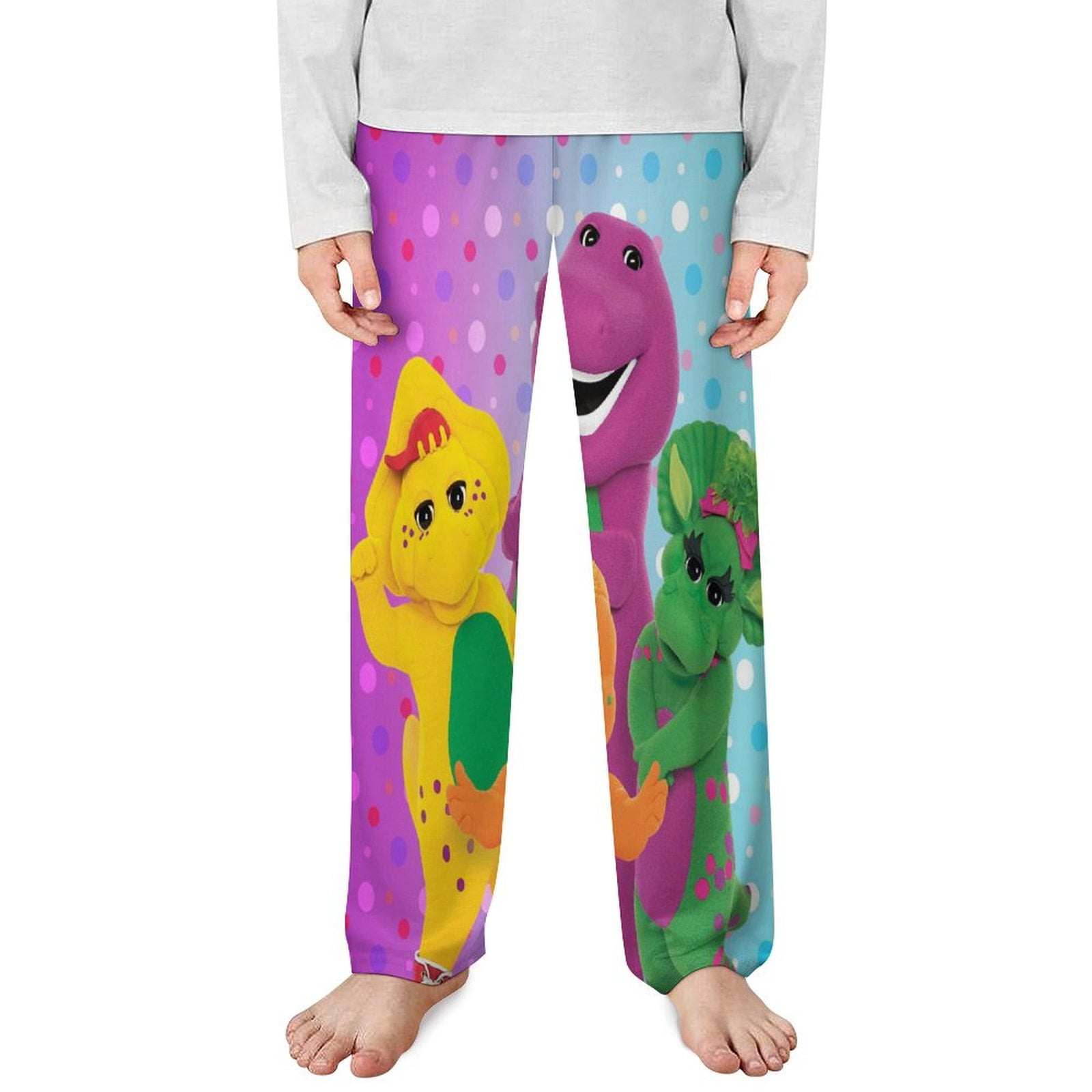 Barney And Friends Pajamas for Boys Girls Cute Cartoon Print Kawaii ...