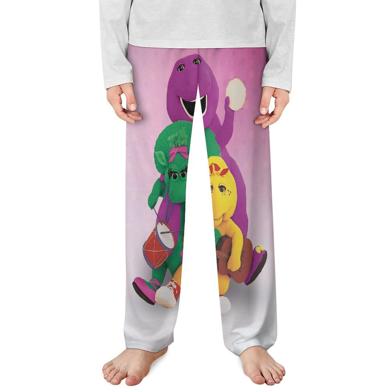 Barney And Friends Pajamas for Boys Girls Cute Cartoon Print Kawaii ...