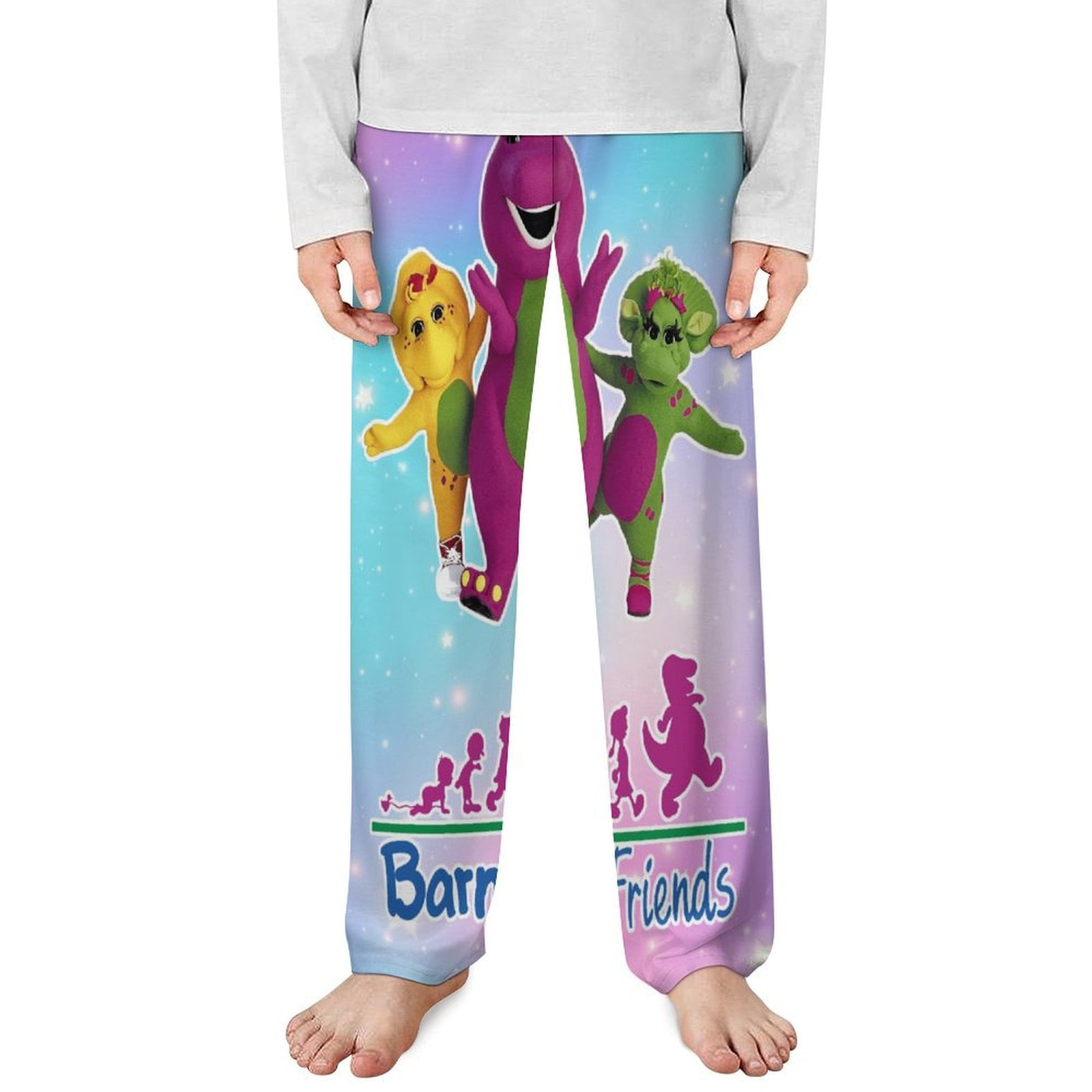 Barney And Friends Pajamas for Boys Girls Cute Cartoon Print Kawaii ...