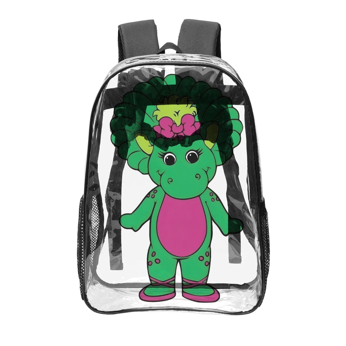 Barney And Friends Pattern Transparent Backpack Lightweight And ...