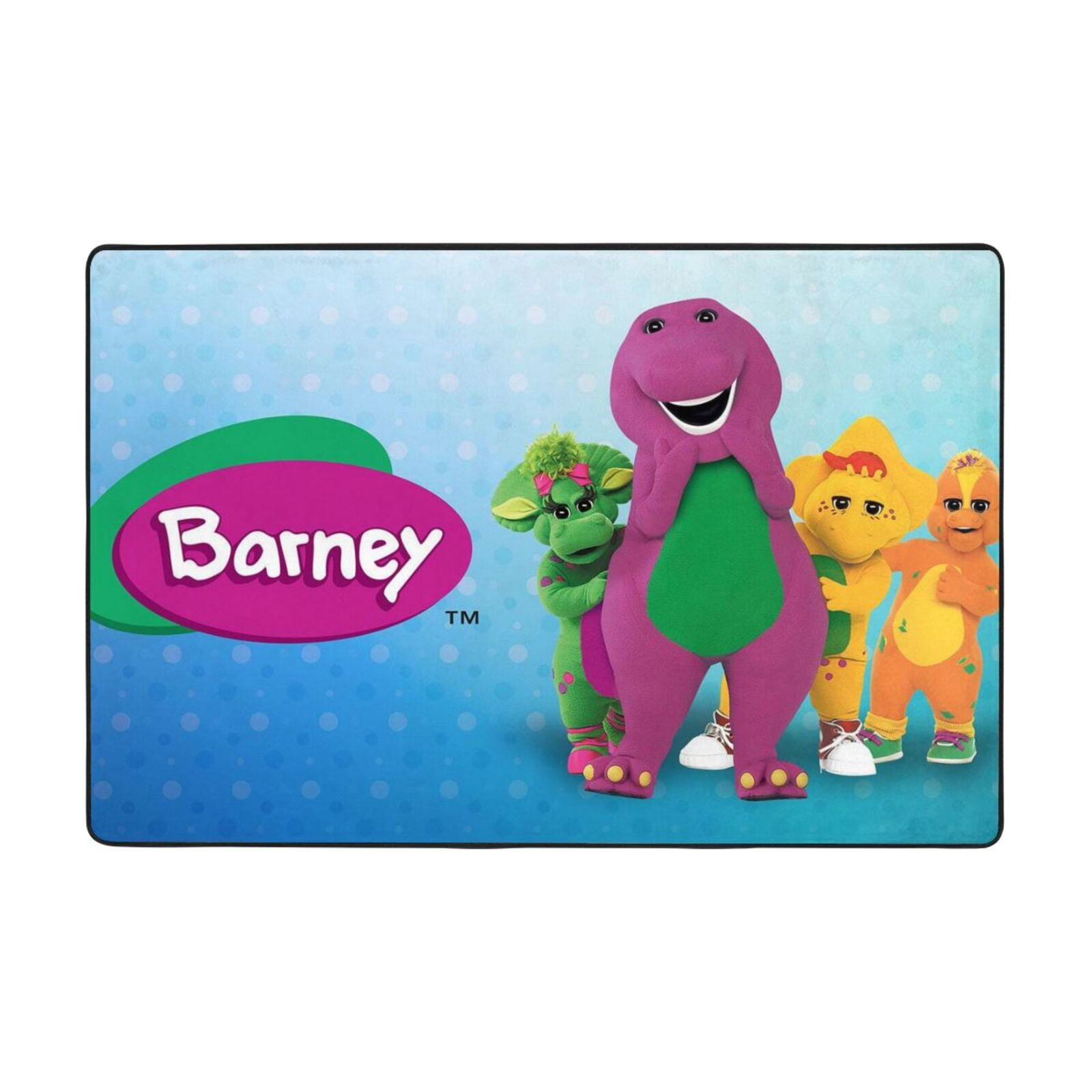 Barney And Friends Rugs Washable Cover Floor Rug Carpets Bathroom ...