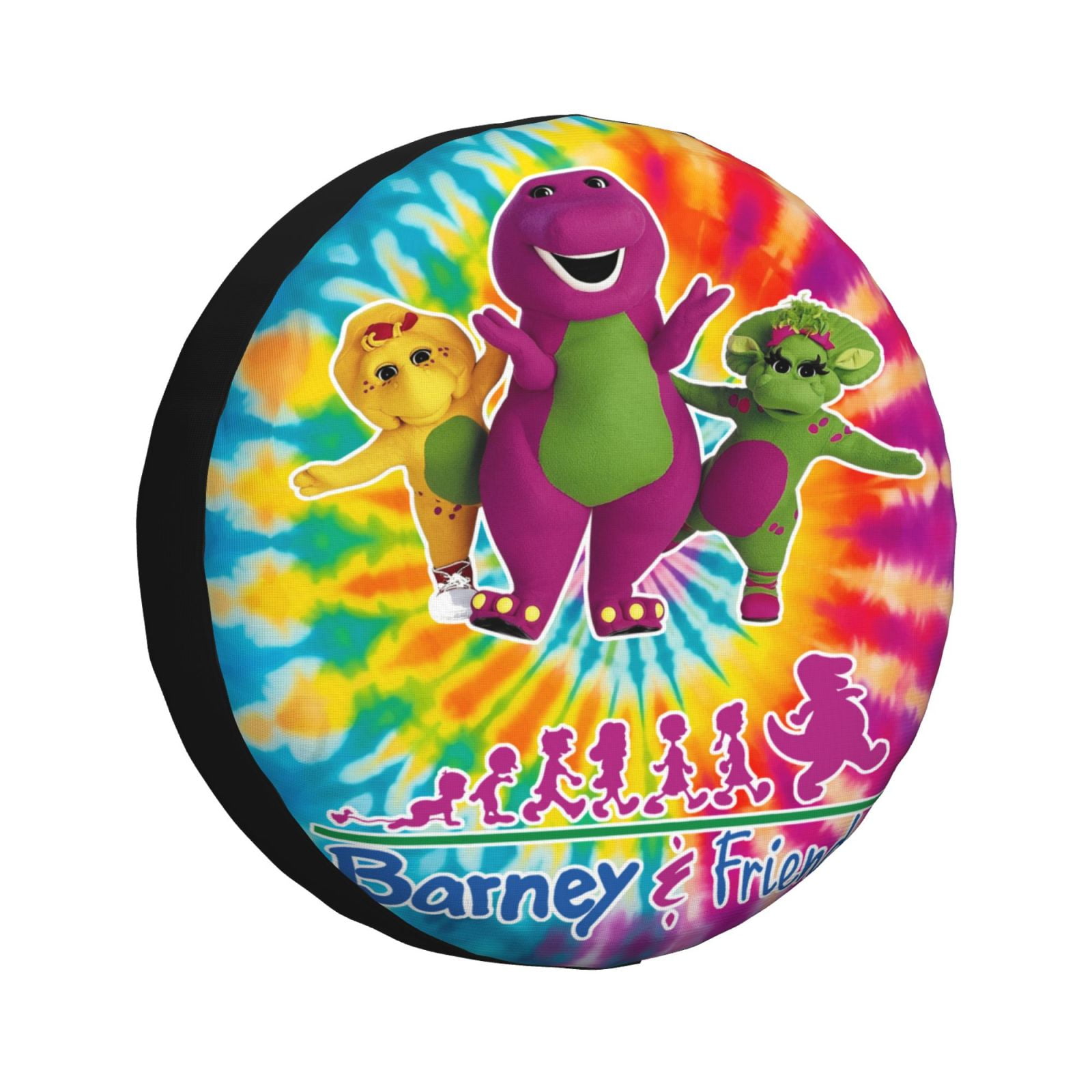 Barney And Friends Spare Tire Cover Wheel Tire Cover Fit Trailer, RV ...