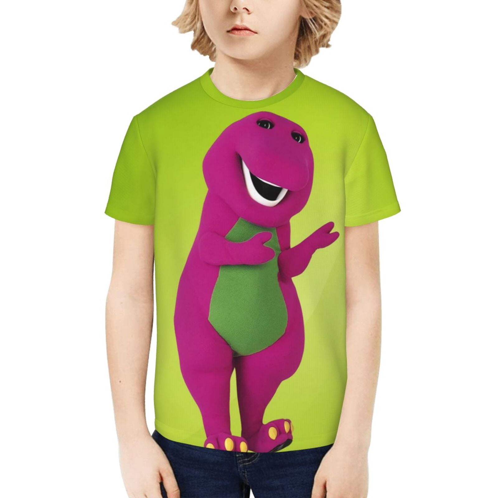 Barney And Friends T-Shirt for Boys Girls Youth, 3D Printed Graphic T ...