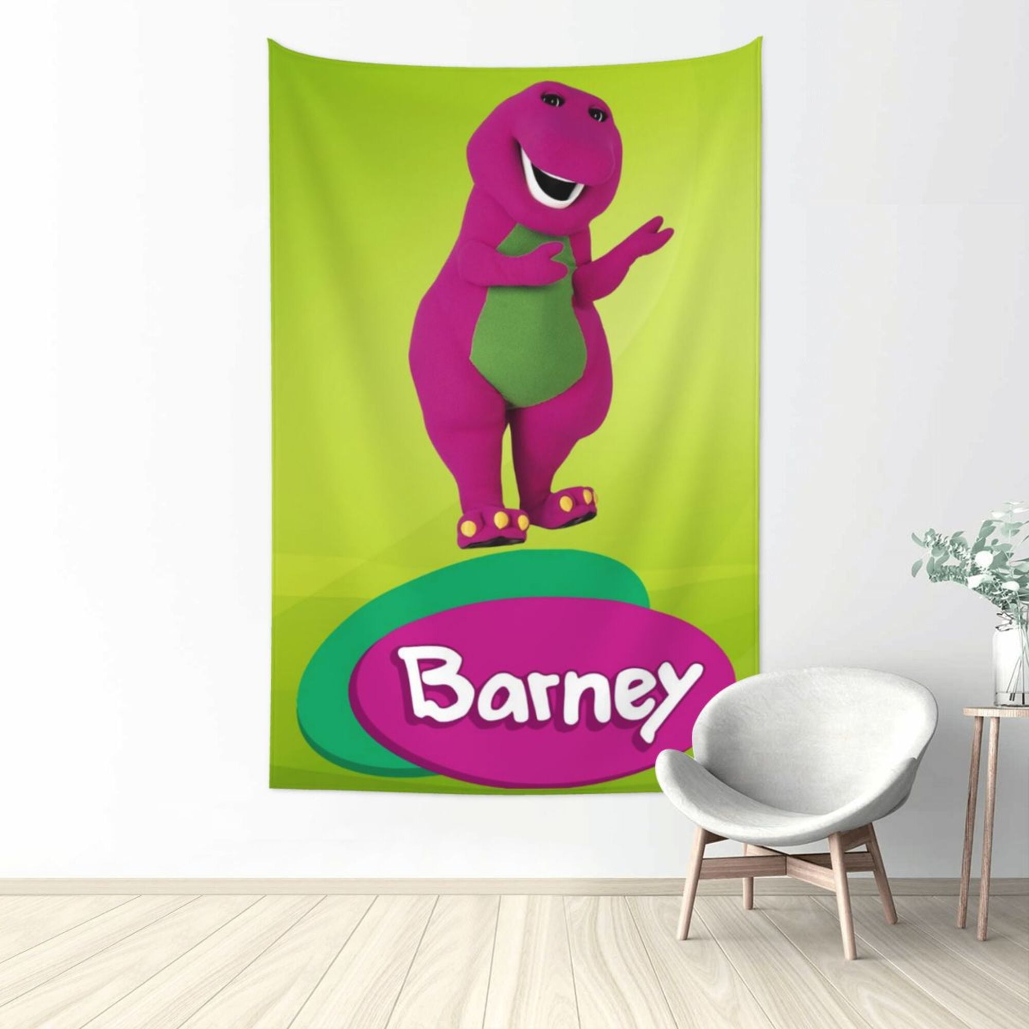 Barney And Friends Tapestry Wall Hanging, Art Poster Decor Tapestries ...