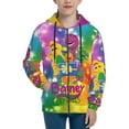 Barney And Friends Teens Boys Girls Zip Up Hoodies 3d Print Long Sleeve ...