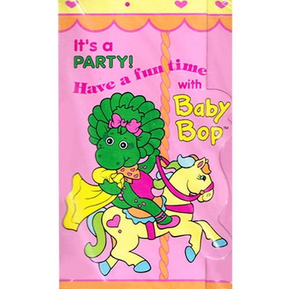 Barney 'Baby Bop' Vintage Printed Invitations, 8ct, New - Walmart.com