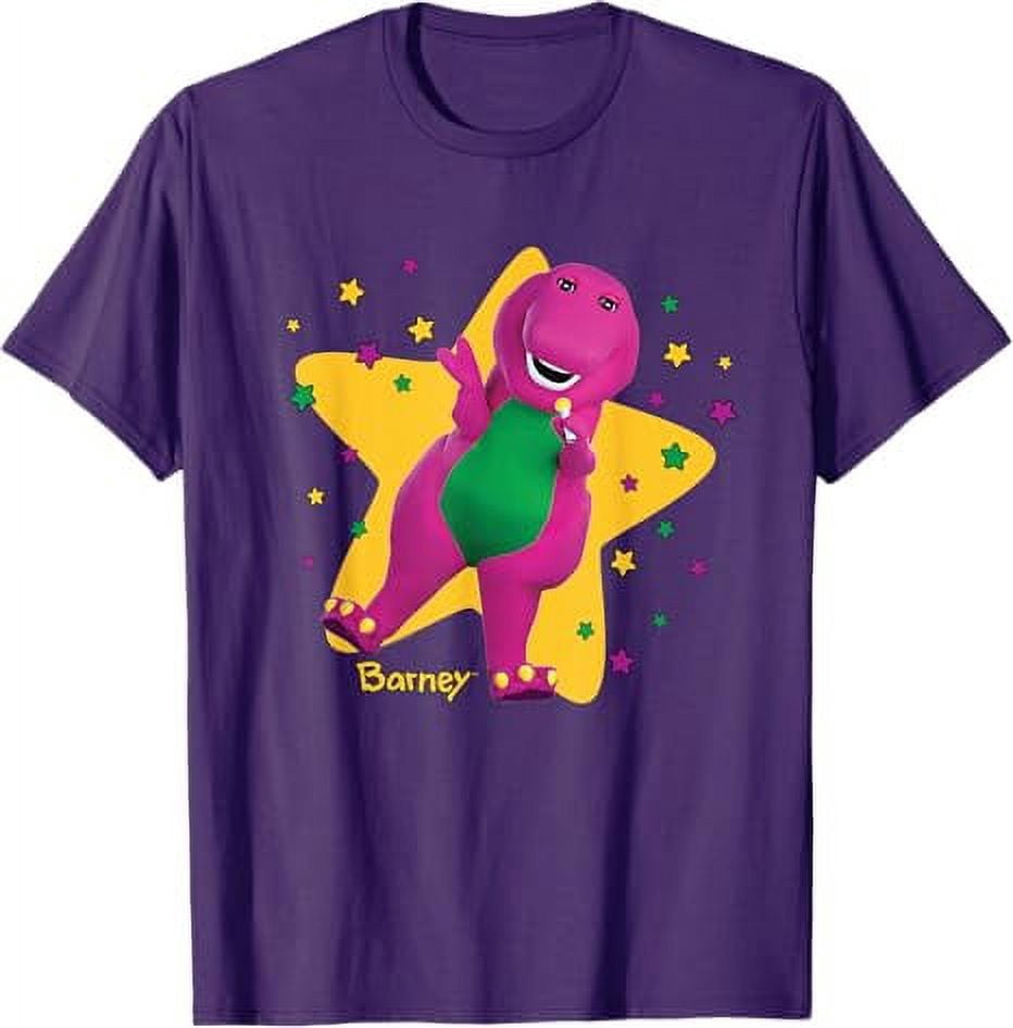 Barney - Barney Star T-Shirt, Purple Color, Size L - Walmart.com