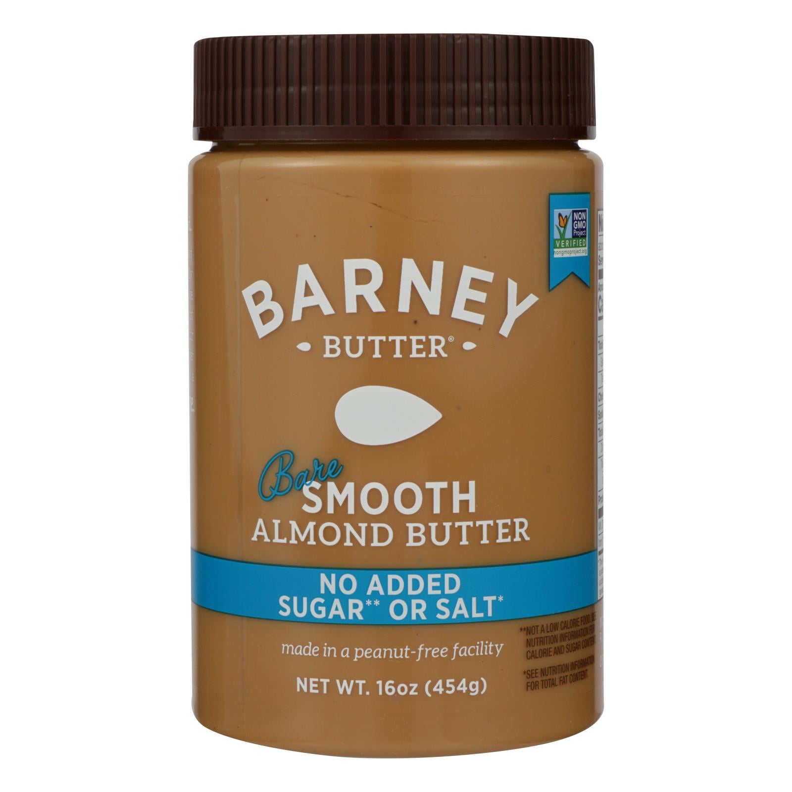 Barney Butter - Almond Butter - Bare Smooth - Case of 6 - 16 oz ...