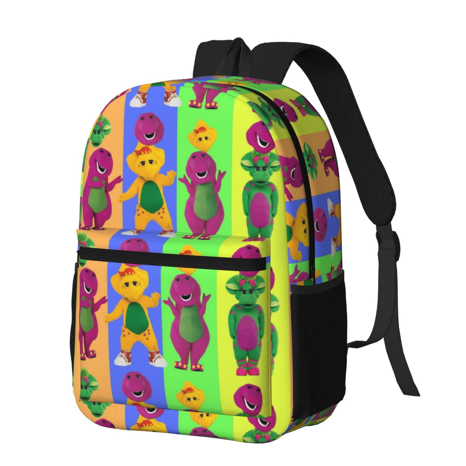 Barney Cartoon Dinosaur Backpack Casual Daypack Backpacks For Women Men ...