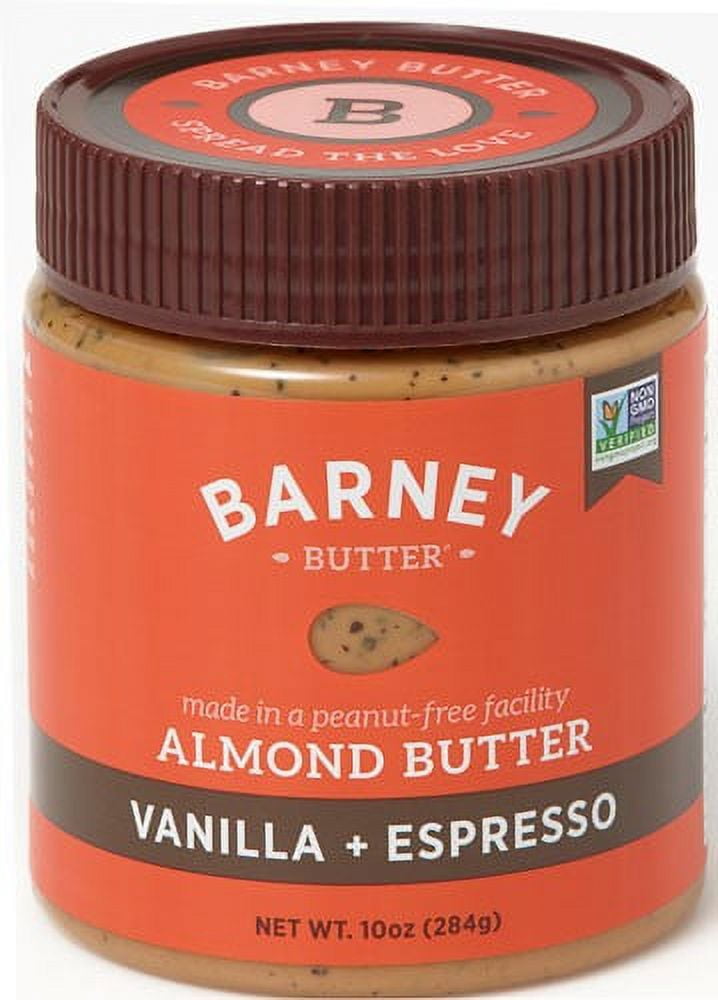 Barney & Co. Gluten Free Almond Butter, Vanilla Bean + Espresso, 10 Oz ...