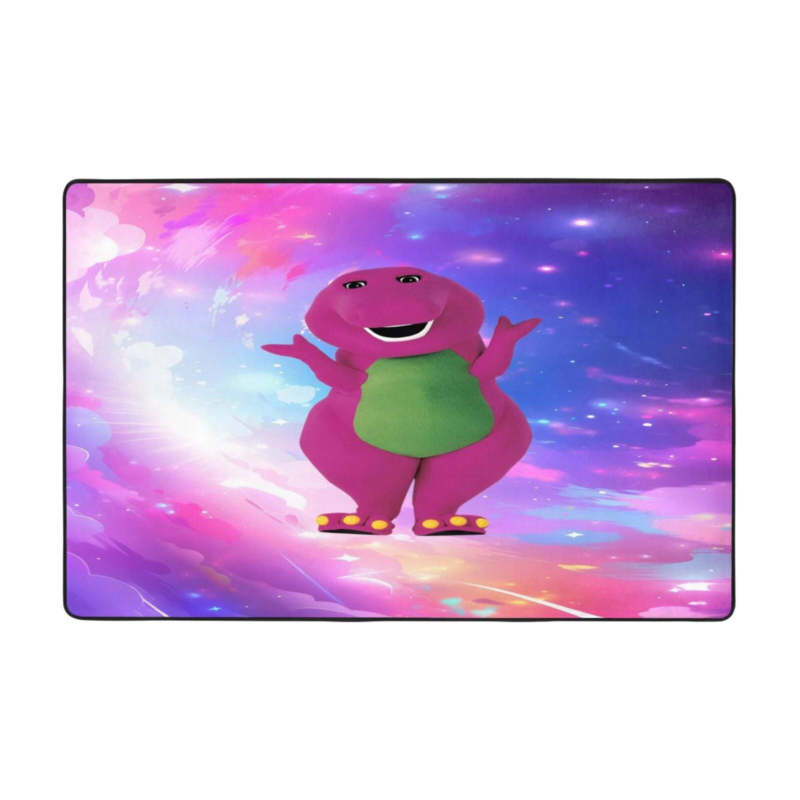 Barney Dinosaur Friends Area Rug Cartoon Rug Modern 3D Digital Print ...