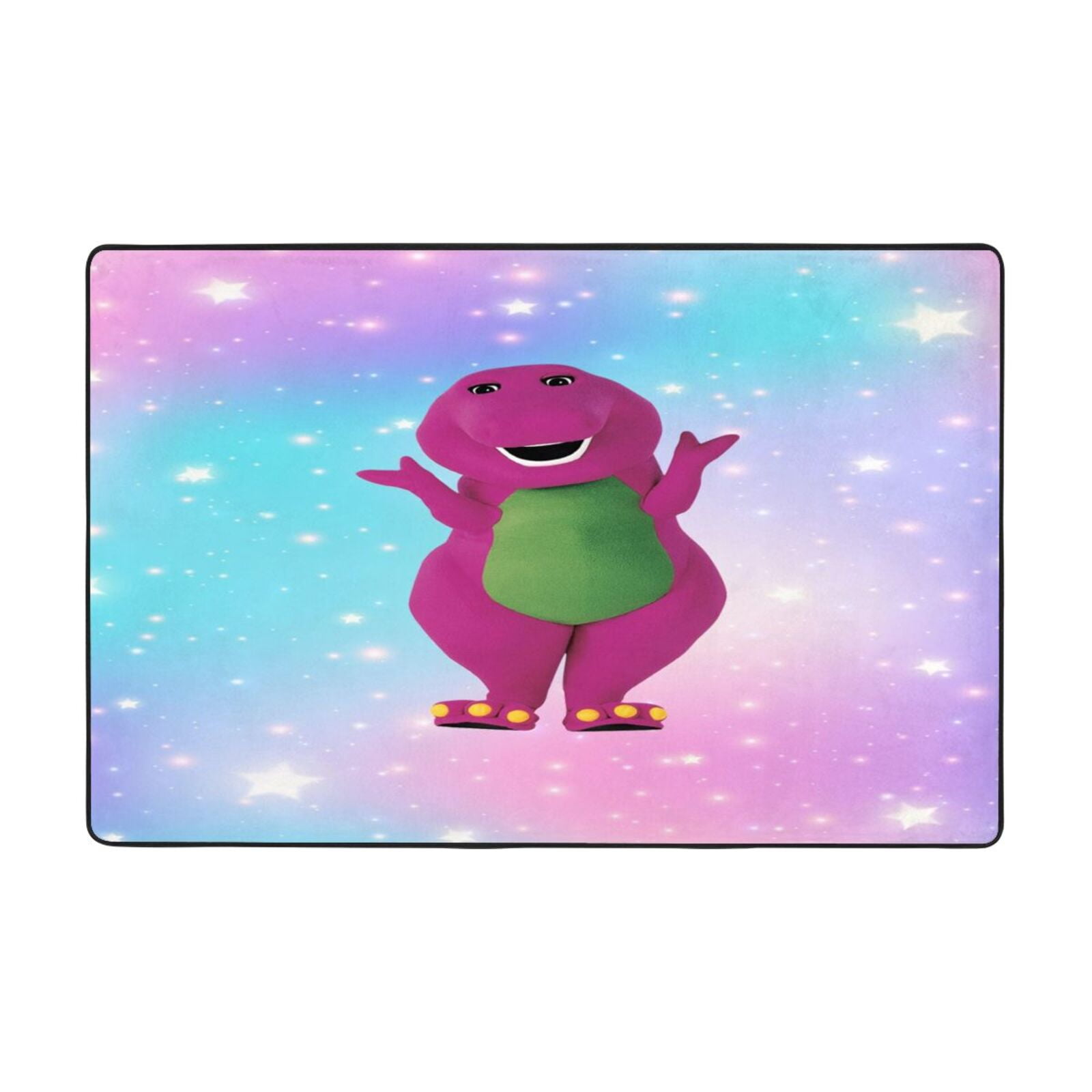 Barney Dinosaur Friends Area Rug Cartoon Rug Modern 3D Digital Print ...