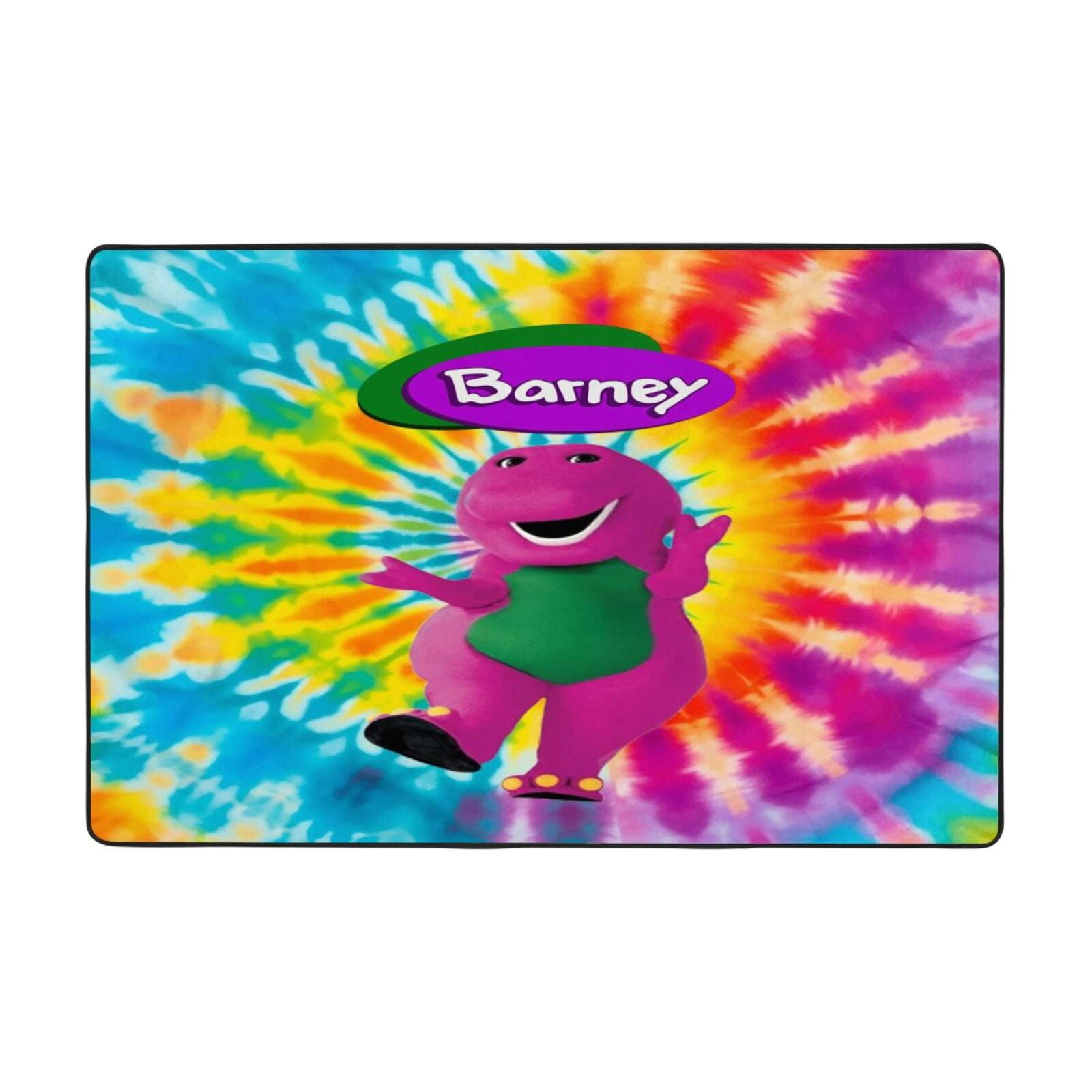 Barney Dinosaur Friends Area Rug Cartoon Rug Modern 3D Digital Print ...