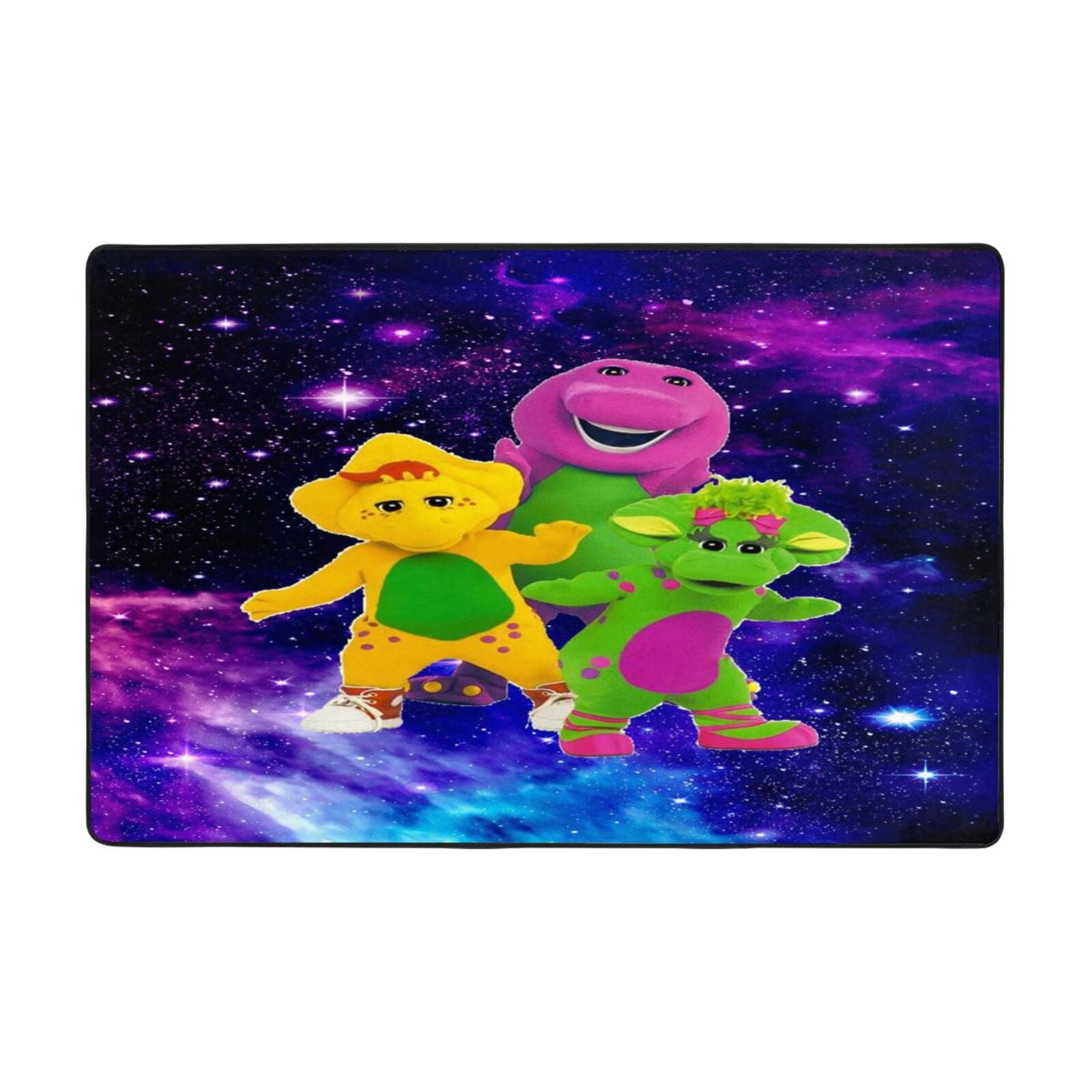 Barney Dinosaur Friends Area Rug Cartoon Rug Modern 3D Digital Print ...