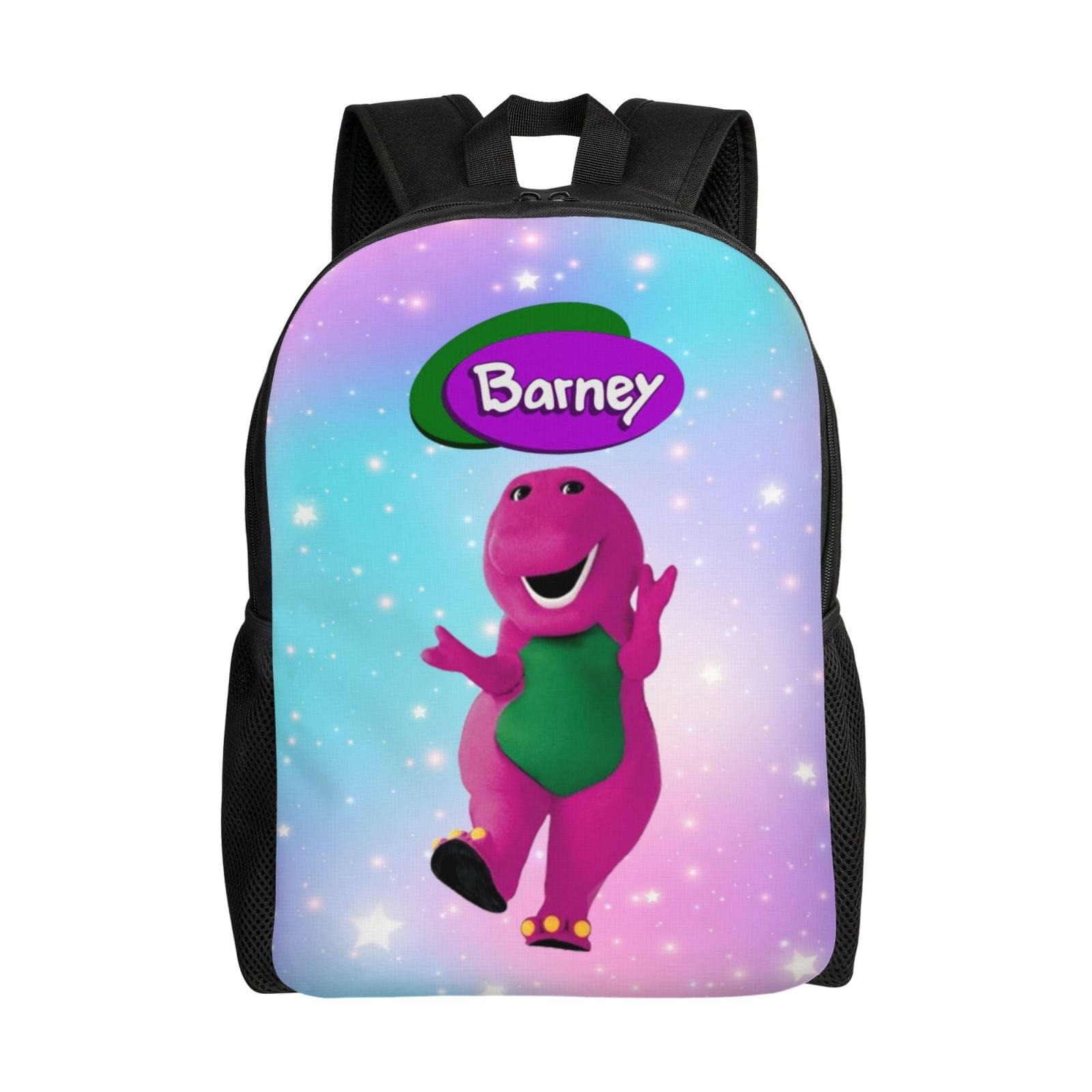 Barney Dinosaur Friends Backpack 16 Inch Bookbag Travel Laptop Bag ...