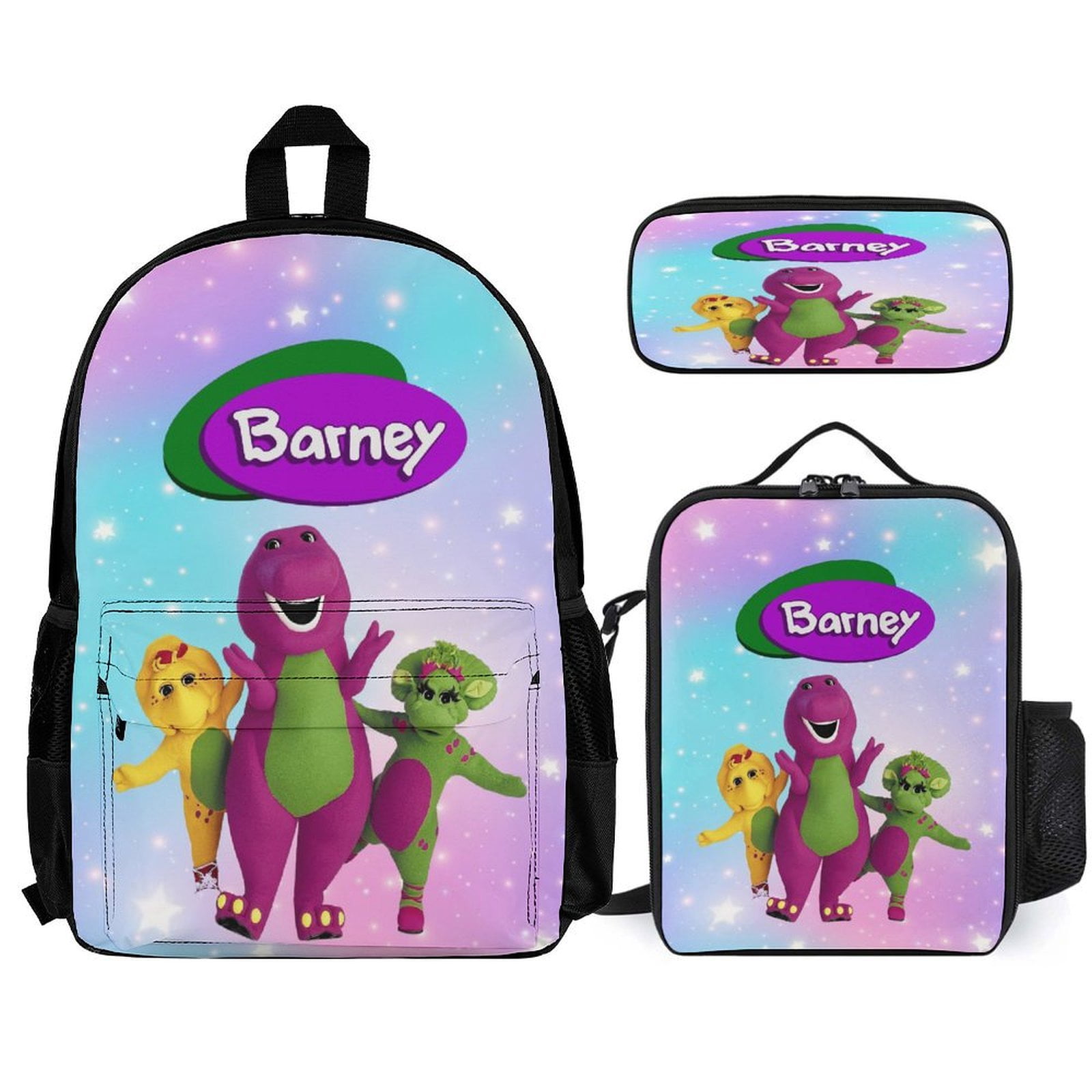 Barney Dinosaur Friends Backpack Set 16.5In Backpacks with Pencil Case ...