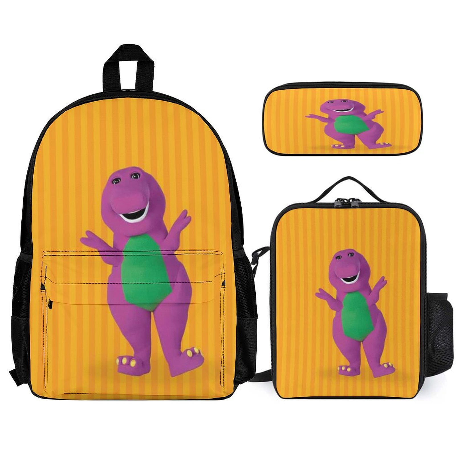 Barney Dinosaur Friends Backpack Set 16.5In Backpacks with Pencil Case ...