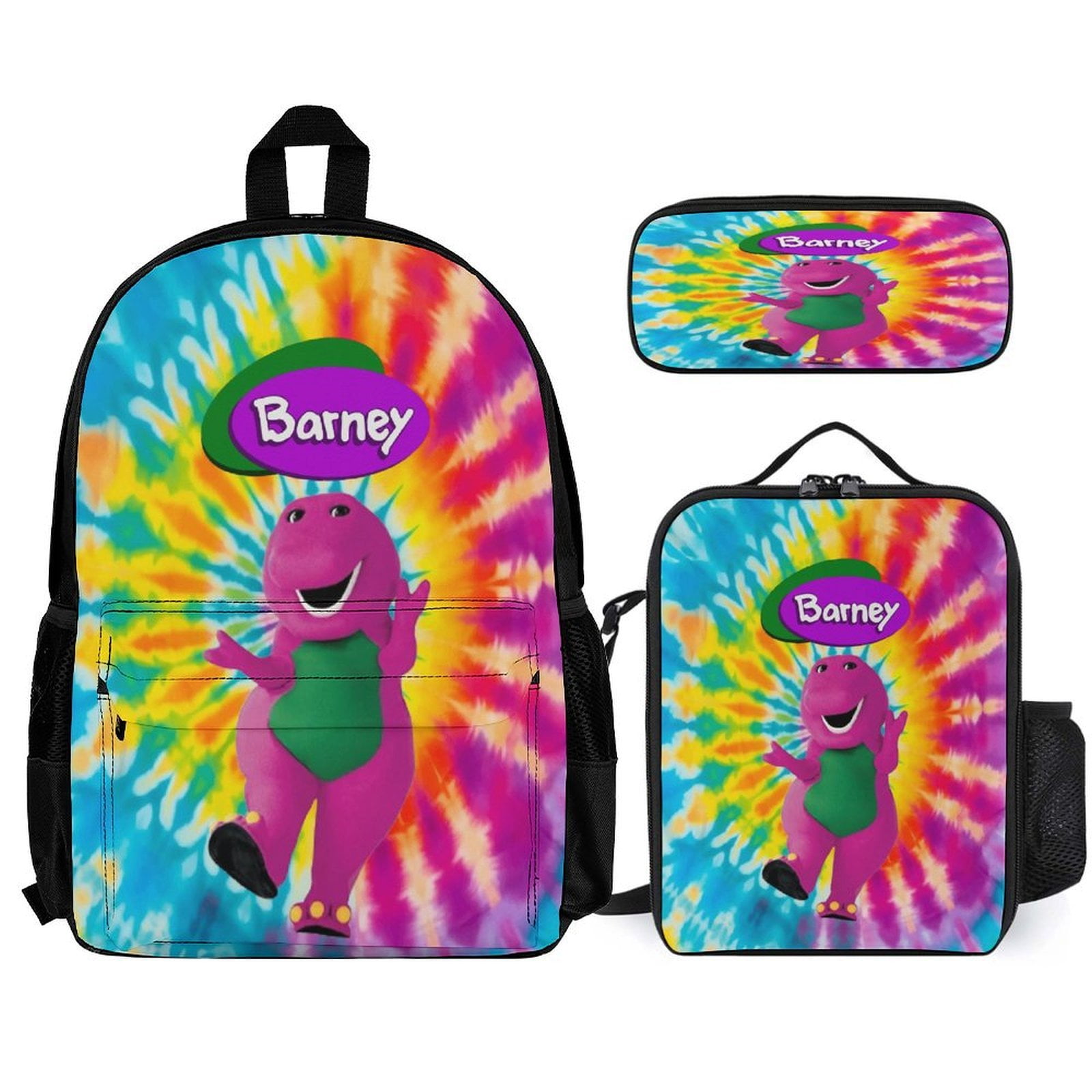 Barney Dinosaur Friends Backpack Set 16.5In Backpacks with Pencil Case ...
