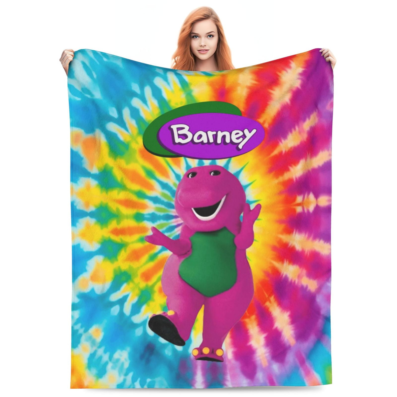 Barney Dinosaur Friends Blankets Lightweight Throw Blanket Soft Fleece ...