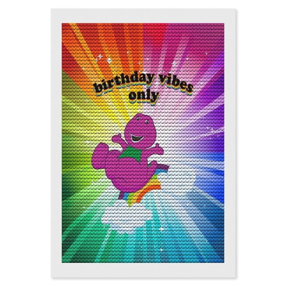 Barney Dinosaur Friends Diamond Art Kits for Adults Kids,DIY 5D Round ...