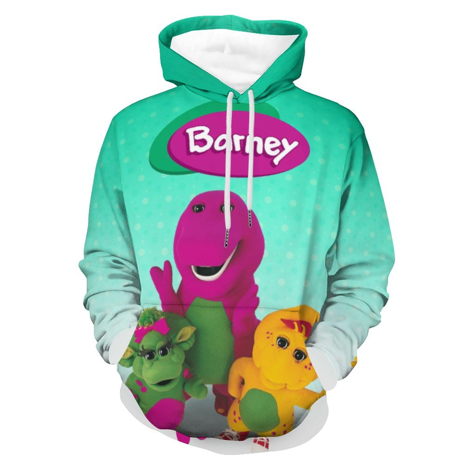 Barney Dinosaur Friends Hoodie Costume Cosplay Sweatshirt Sweater 3D ...
