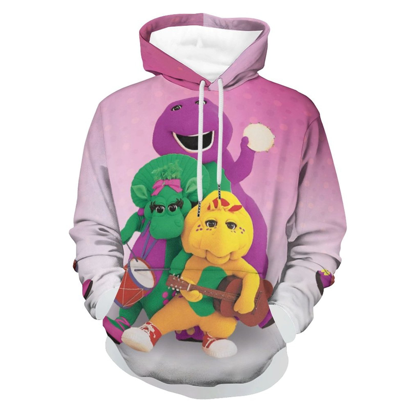 Barney Dinosaur Friends Hoodie Costume Cosplay Sweatshirt Sweater 3D ...