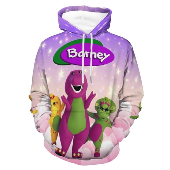 Barney Dinosaur Friends Hoodie Costume Cosplay Sweatshirt Sweater 3D ...