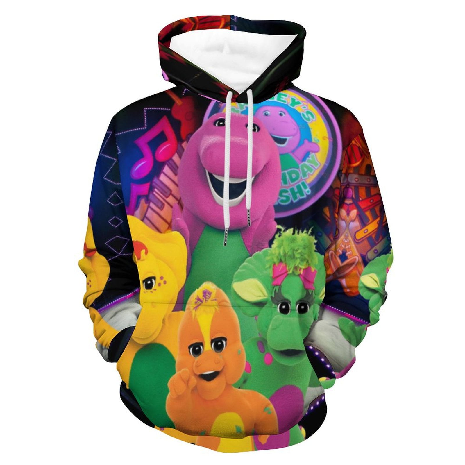 Barney Dinosaur Friends Hoodie Costume Cosplay Sweatshirt Sweater 3D ...