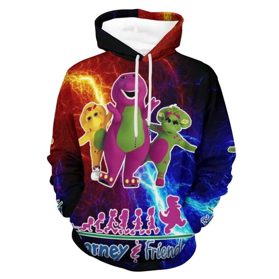 Barney Dinosaur Friends Hoodie Costume Cosplay Sweatshirt Sweater 3D ...