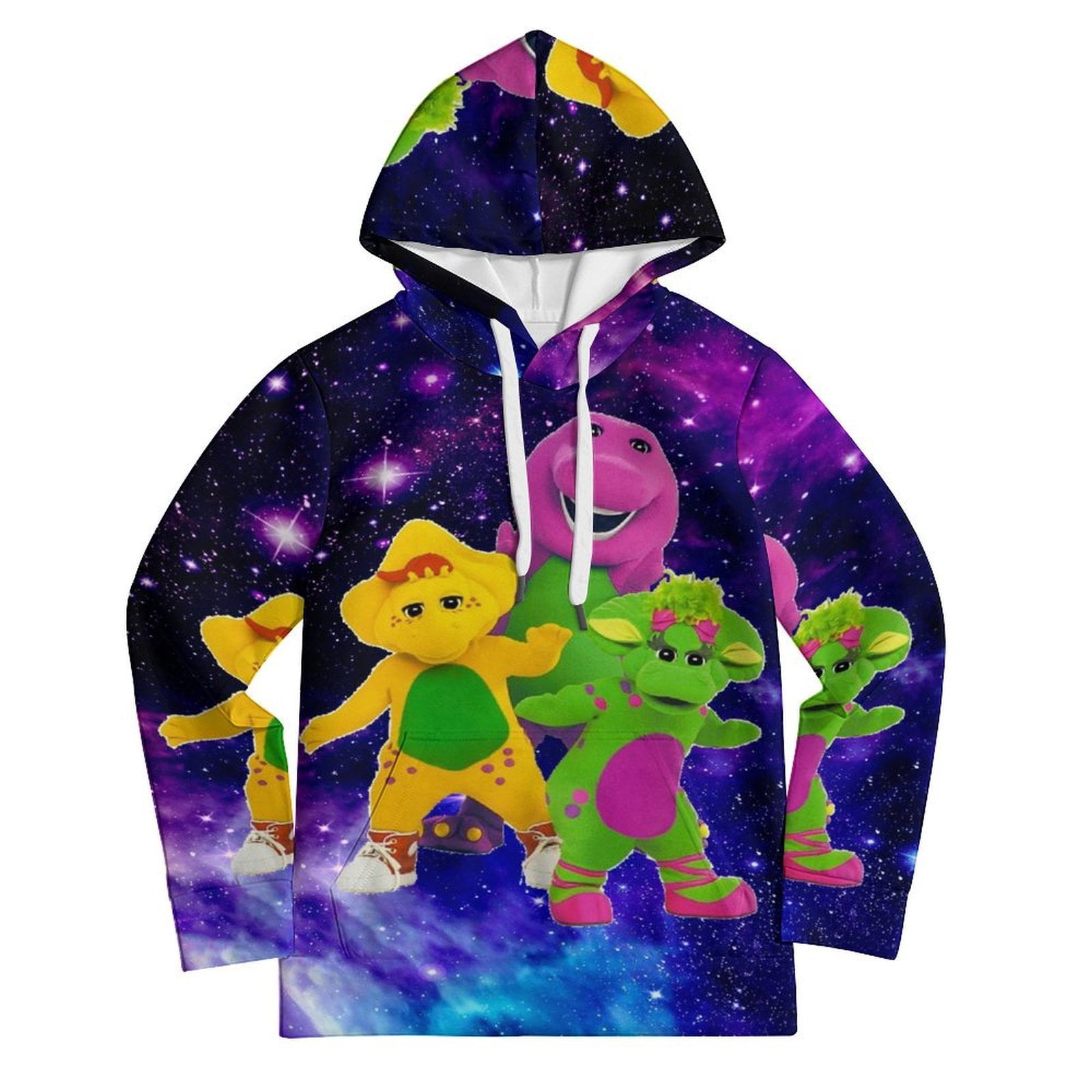 Barney Dinosaur Friends Lightweight Hoodie Anime Sweatshirts Pullover ...