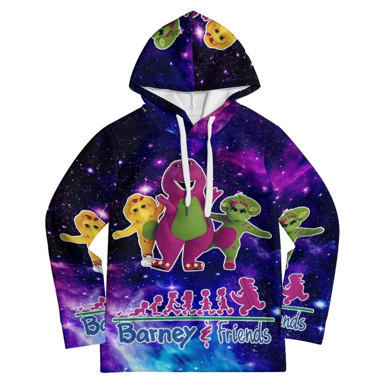 Barney Dinosaur Friends Lightweight Hoodie Anime Sweatshirts Pullover ...