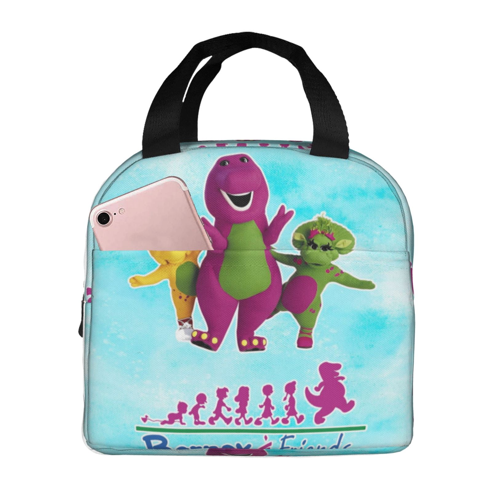 Barney Dinosaur Friends Lunch Bag Lunch Box Reusable Bento Box Hot and ...