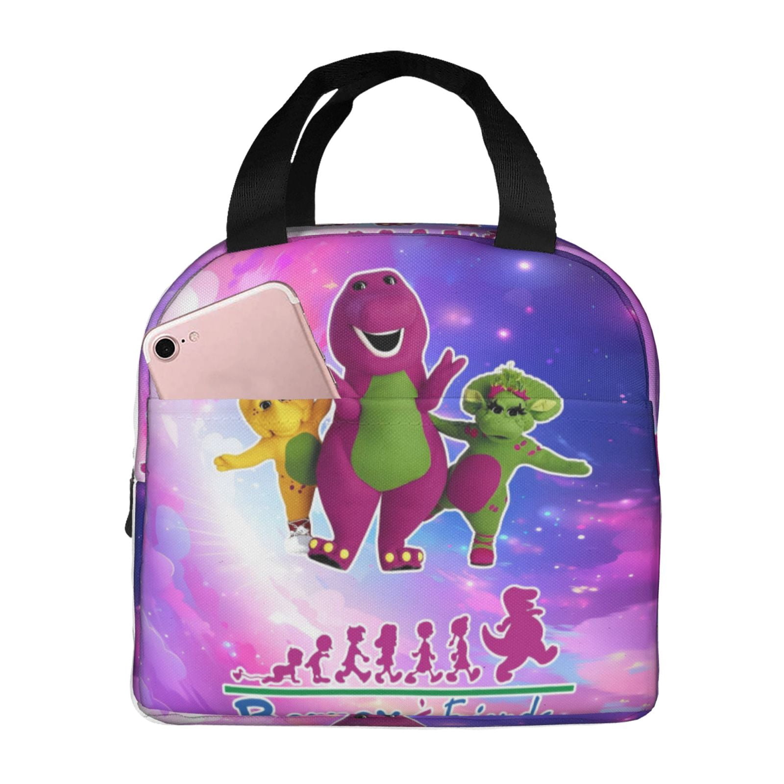 Barney Dinosaur Friends Lunch Bag Lunch Box Reusable Bento Box Hot and ...