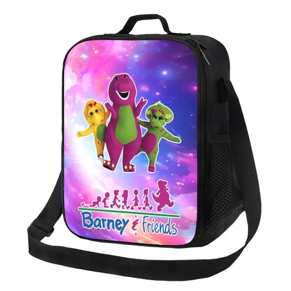Barney Dinosaur Friends Lunch Bag Portable Insulation Lunch Box ...