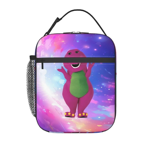 Barney Dinosaur Friends Lunch Bag Portable Lnsulation Lunch Box ...
