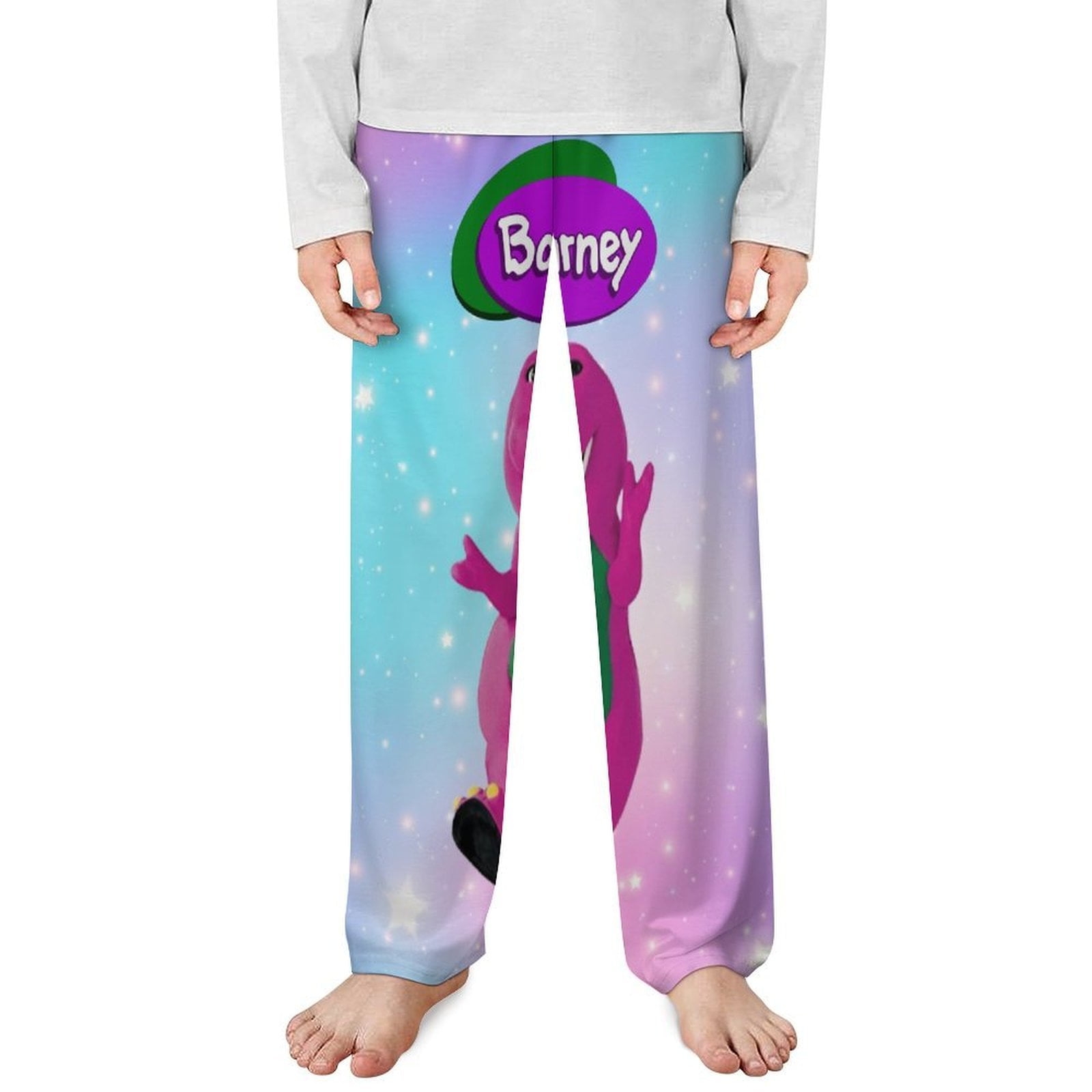 Barney Dinosaur Friends Pajama Pants Cartoon Casual Lounge PJ Bottoms ...