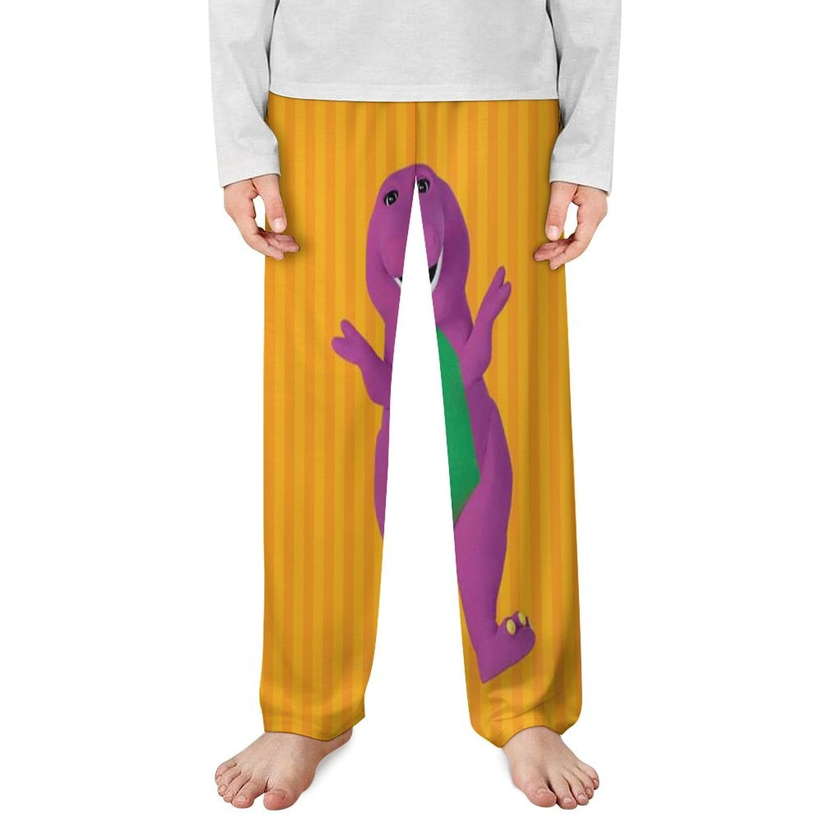Barney Dinosaur Friends Pajama Pants Cartoon Casual Lounge PJ Bottoms ...