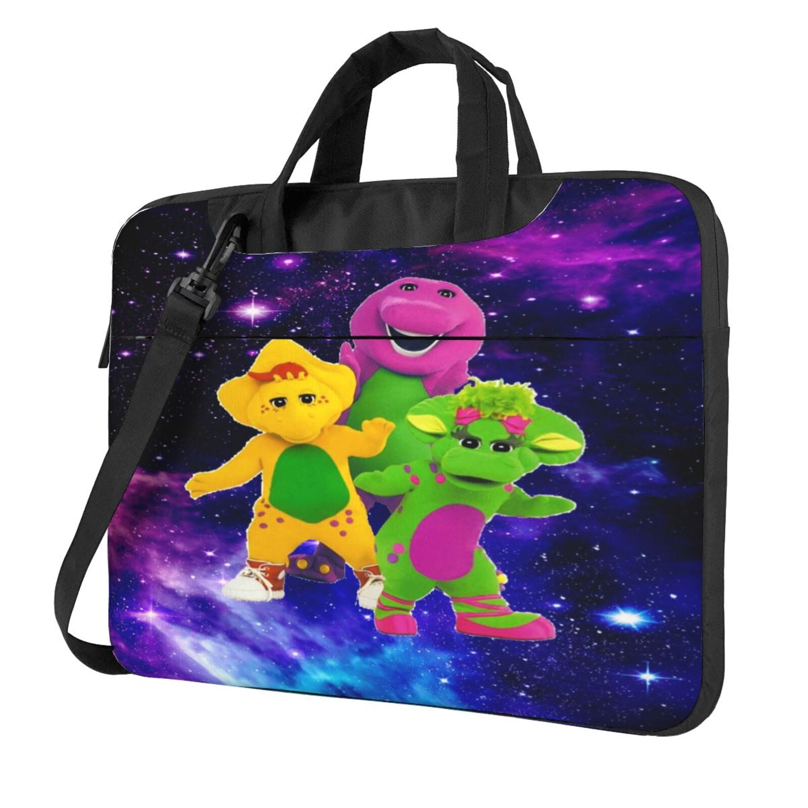 Barney Dinosaur Friends Portable Laptop Bag With Hand Single-Shoulder ...