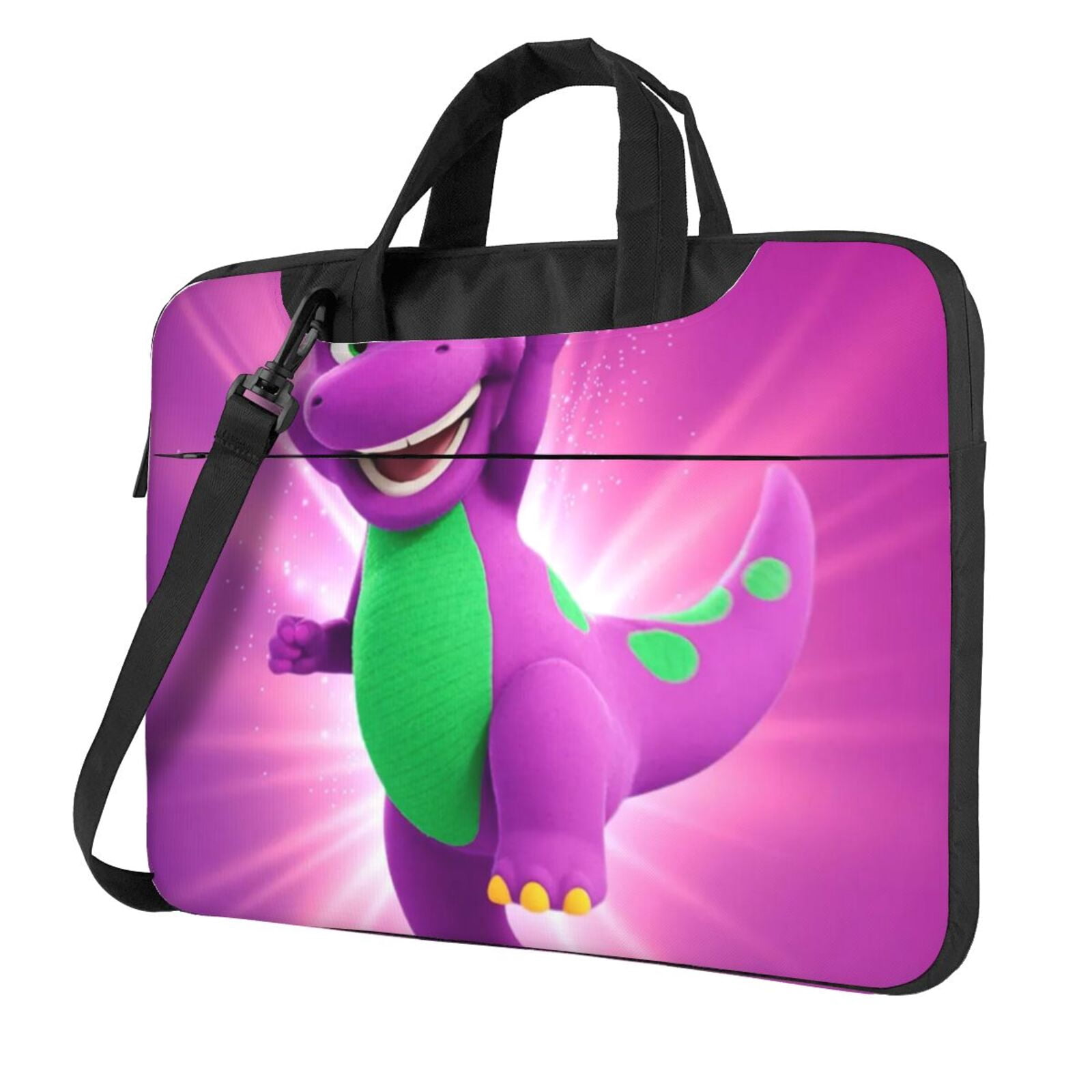 Barney Dinosaur Friends Portable Laptop Bag With Hand Single-Shoulder ...